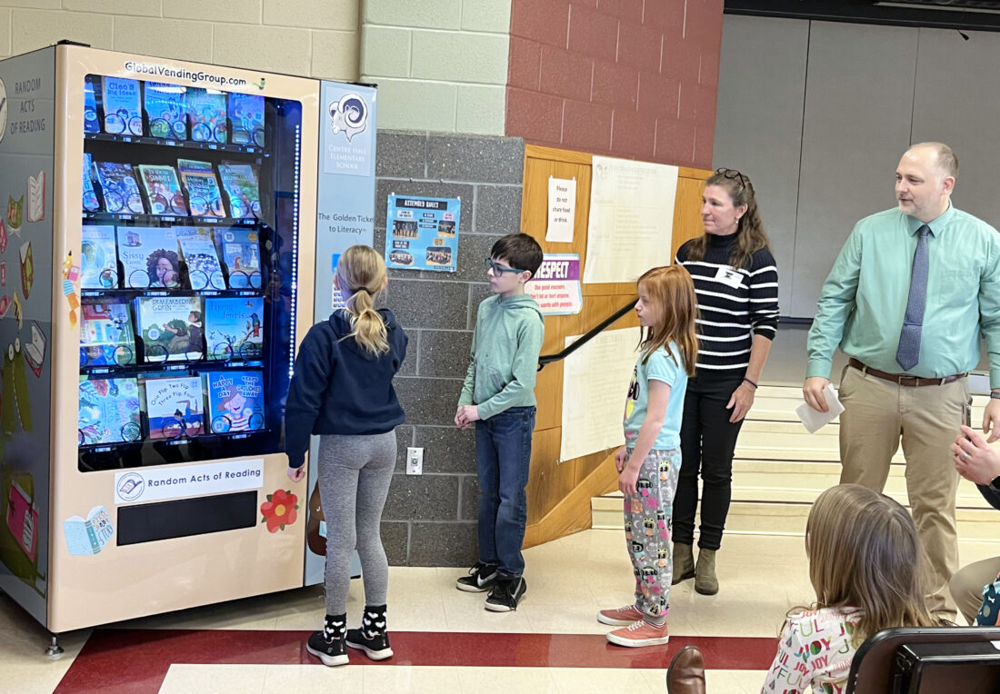 Centre Hall Elementary opens GoFundMe hopes to own book vending machine ...